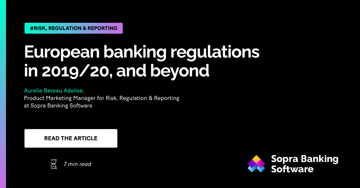 European banking regulations in 2019/20, and beyond | SBS