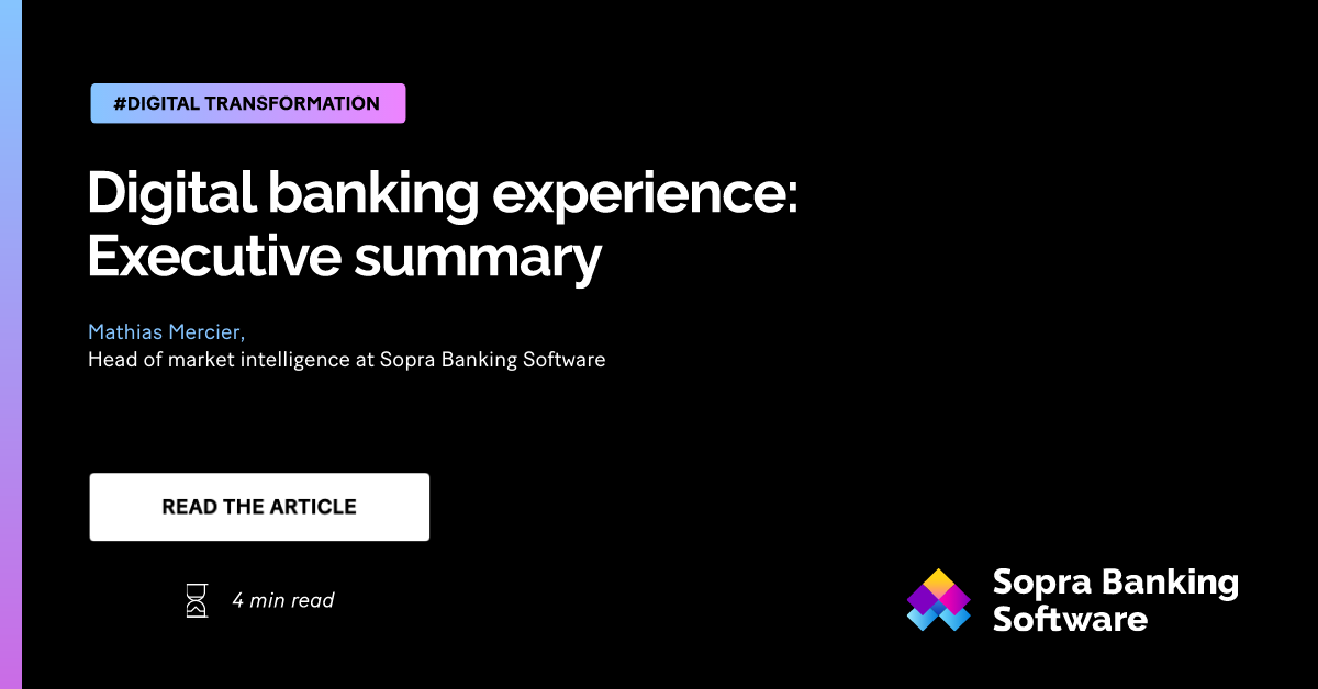 Digital banking experience: Executive summary | SBS
