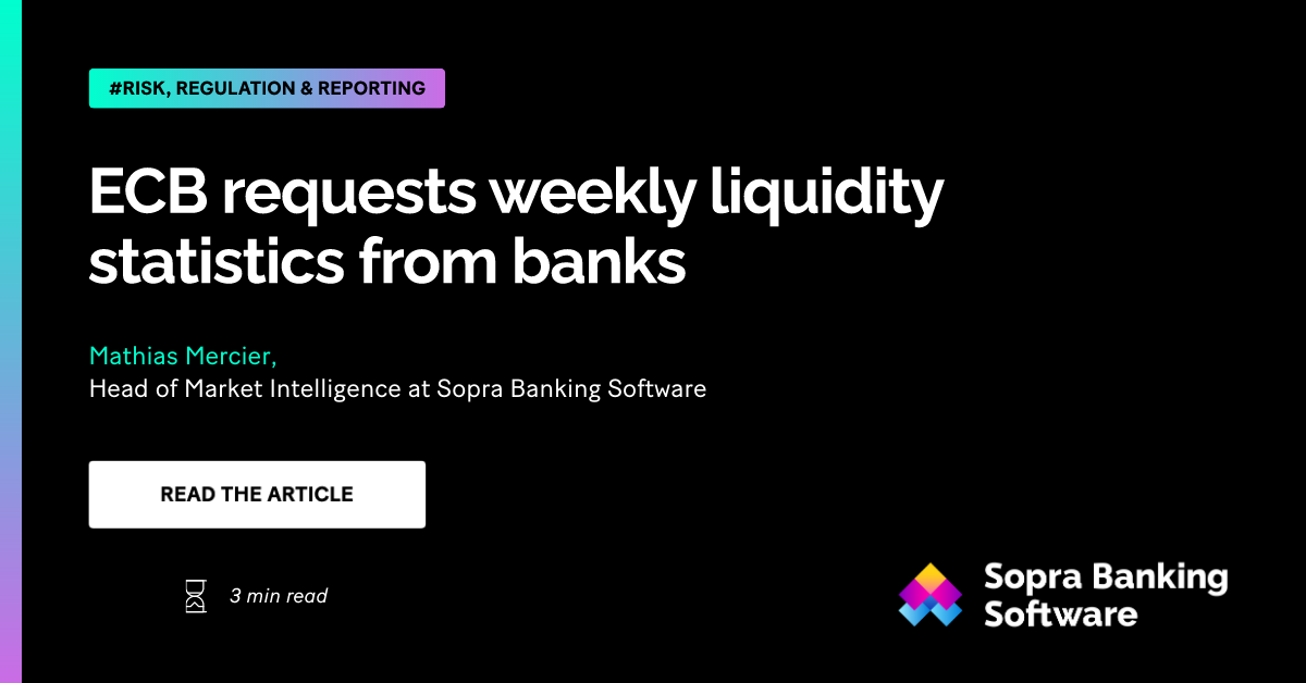 ECB demands weekly liquidity data from banks