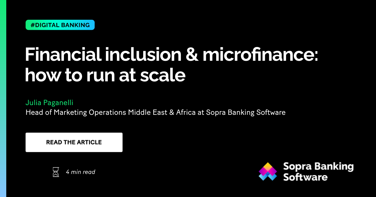 Financial inclusion and microfinance: scaling strategies