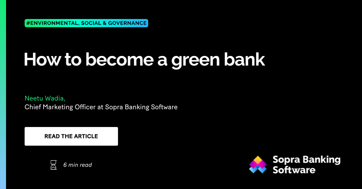 Steps to transform into a green bank