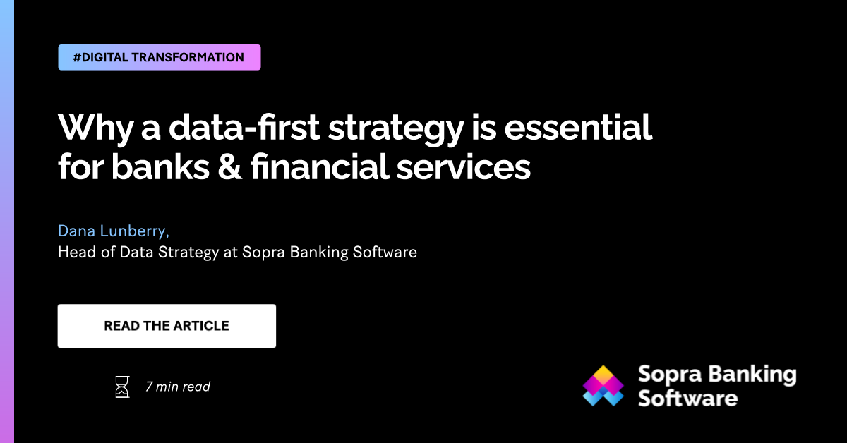 Why banks & financial services need a data-first strategy