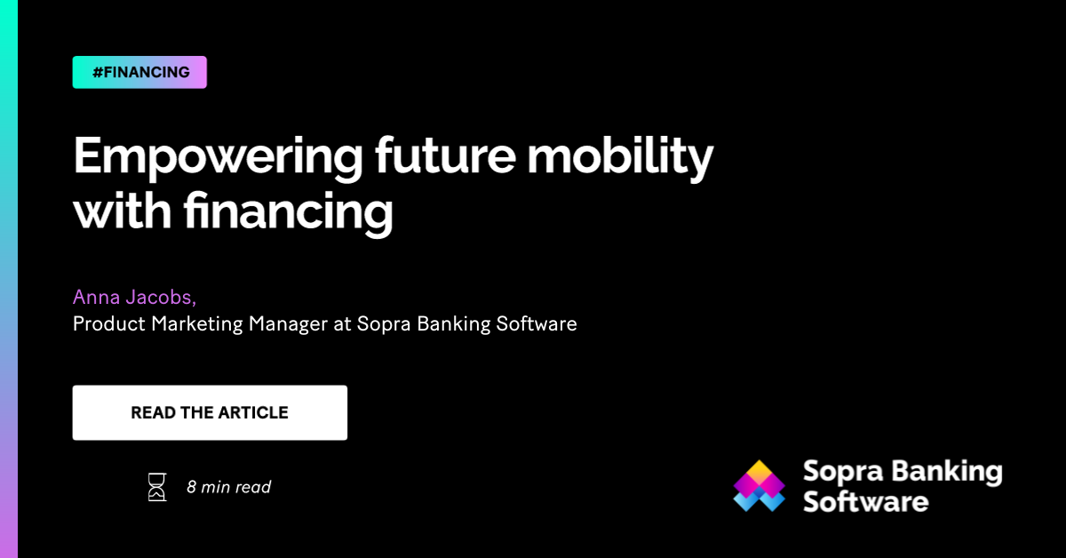 Empowering future mobility with financing - SBS