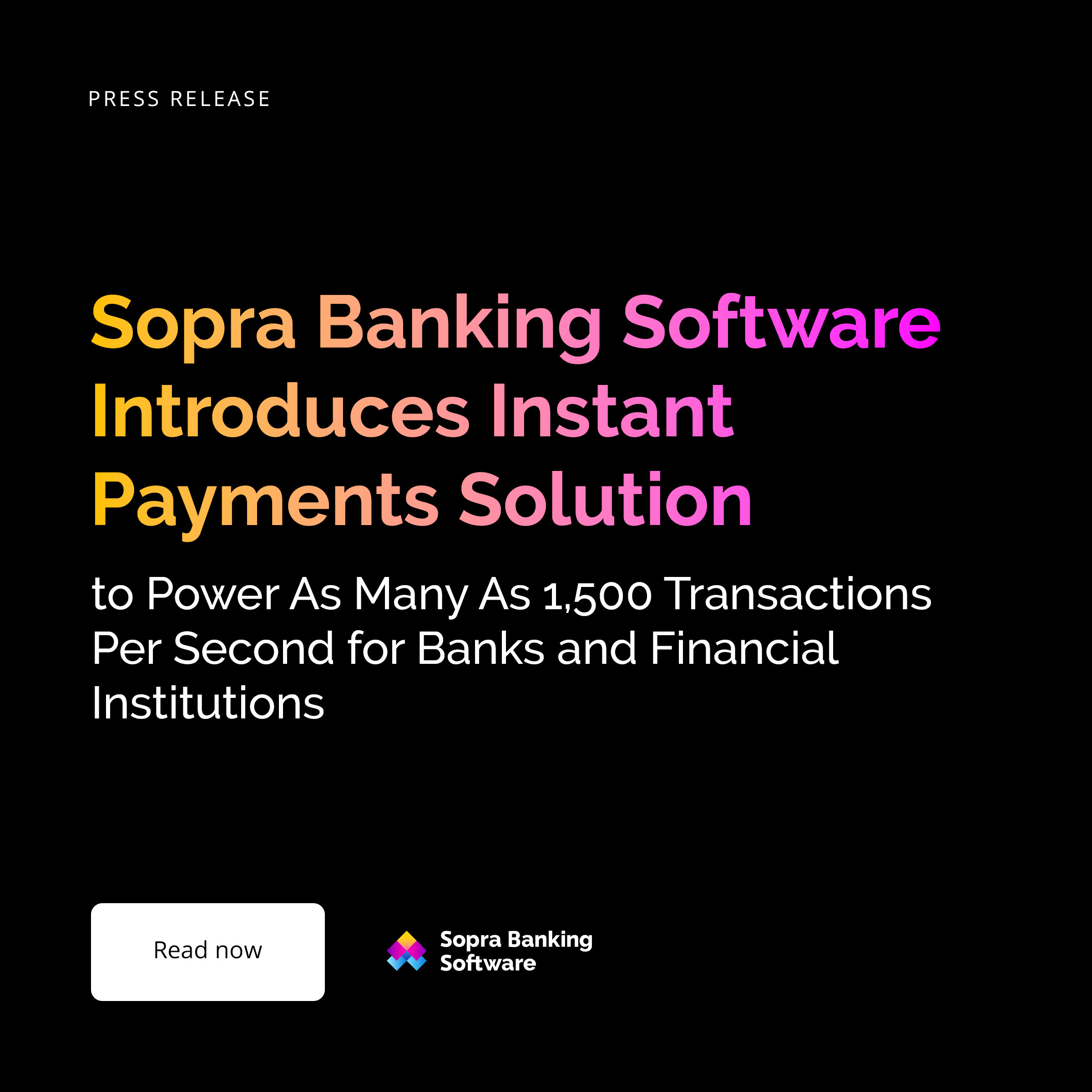Sopra Banking Launches Instant Payments for Banks